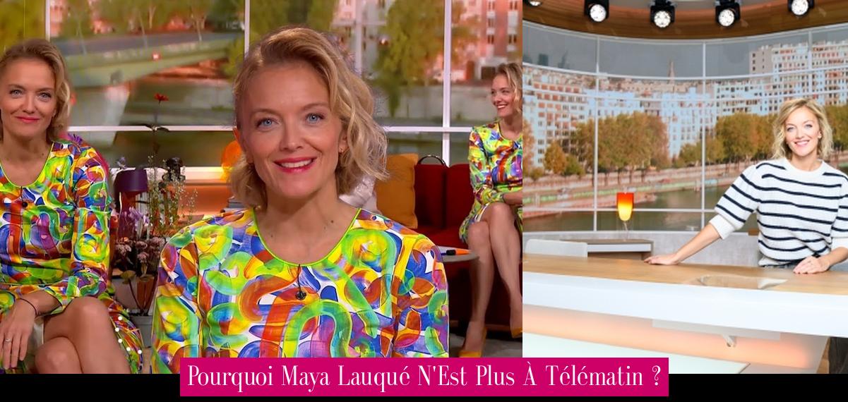 Pourquoi Maya Lauqué N'Est Plus À Télématin ? - Revue Stars — Nouvelles ...