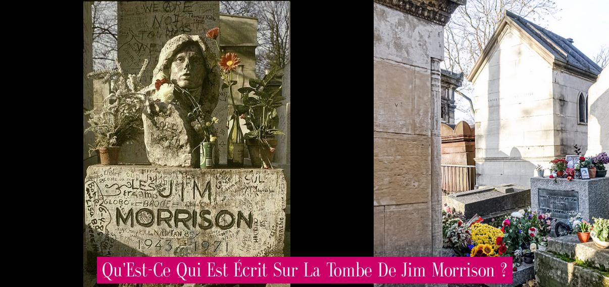 Qu'Est-Ce Qui Est Écrit Sur La Tombe De Jim Morrison ? - Revue Stars — Nouvelles, exclusivités ...