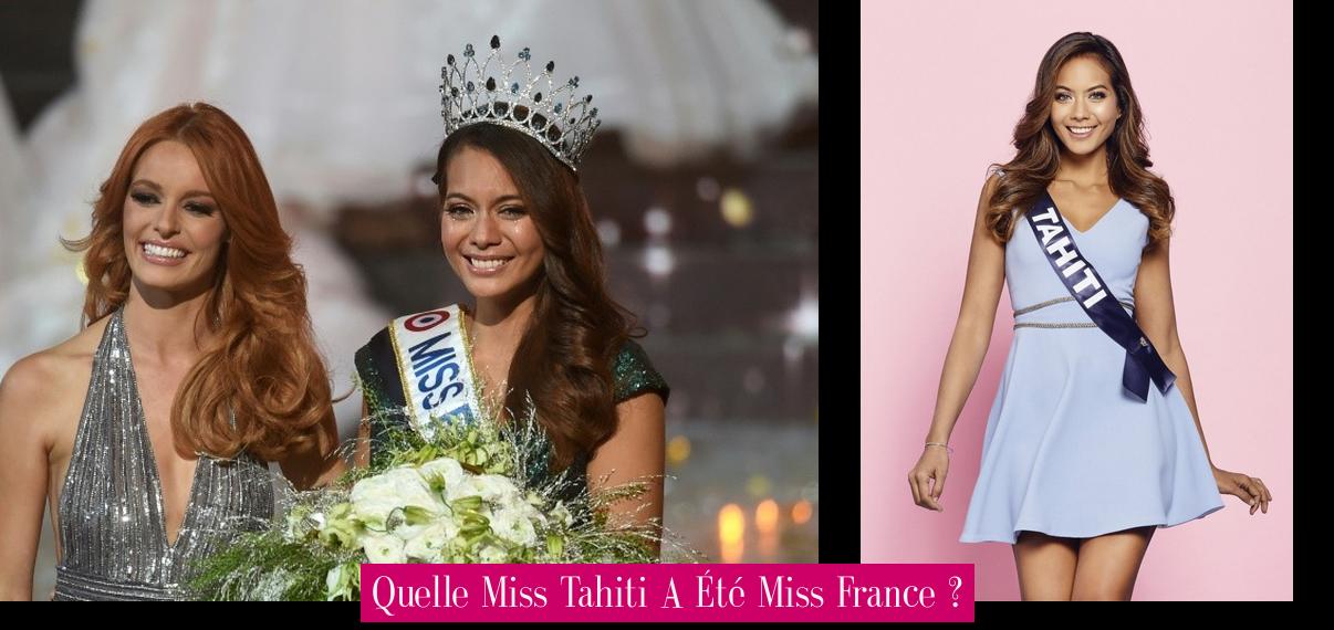 Quelle Miss Tahiti A Été Miss France ? - Revue Stars — Nouvelles ...